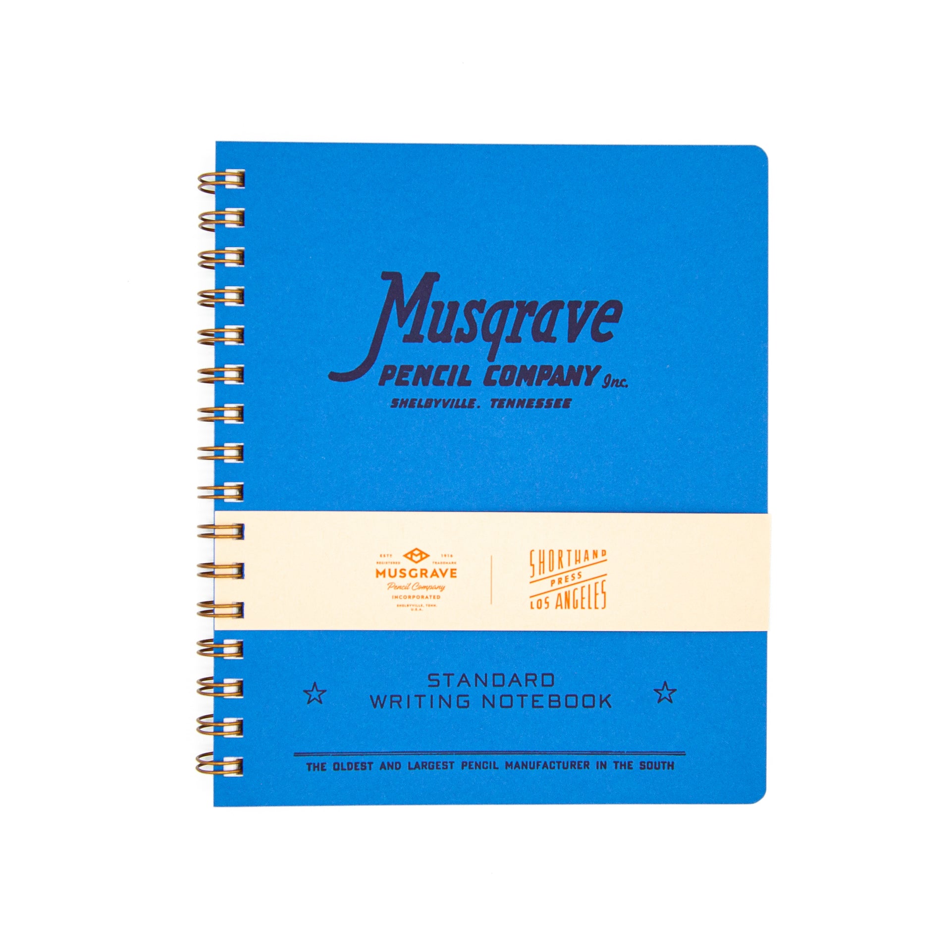 Blue Notebook | Shorthand Press and MPCo. – Musgrave Pencil Company