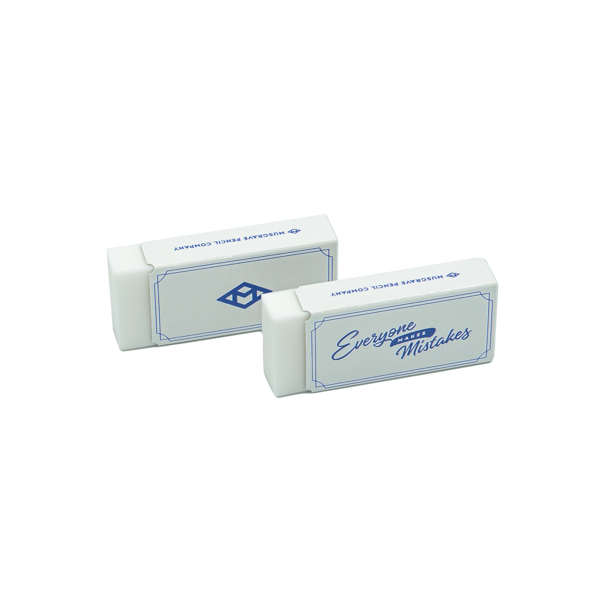 Musgrave-branded Rectangular Erasers - Pack of 2 – Musgrave Pencil Company