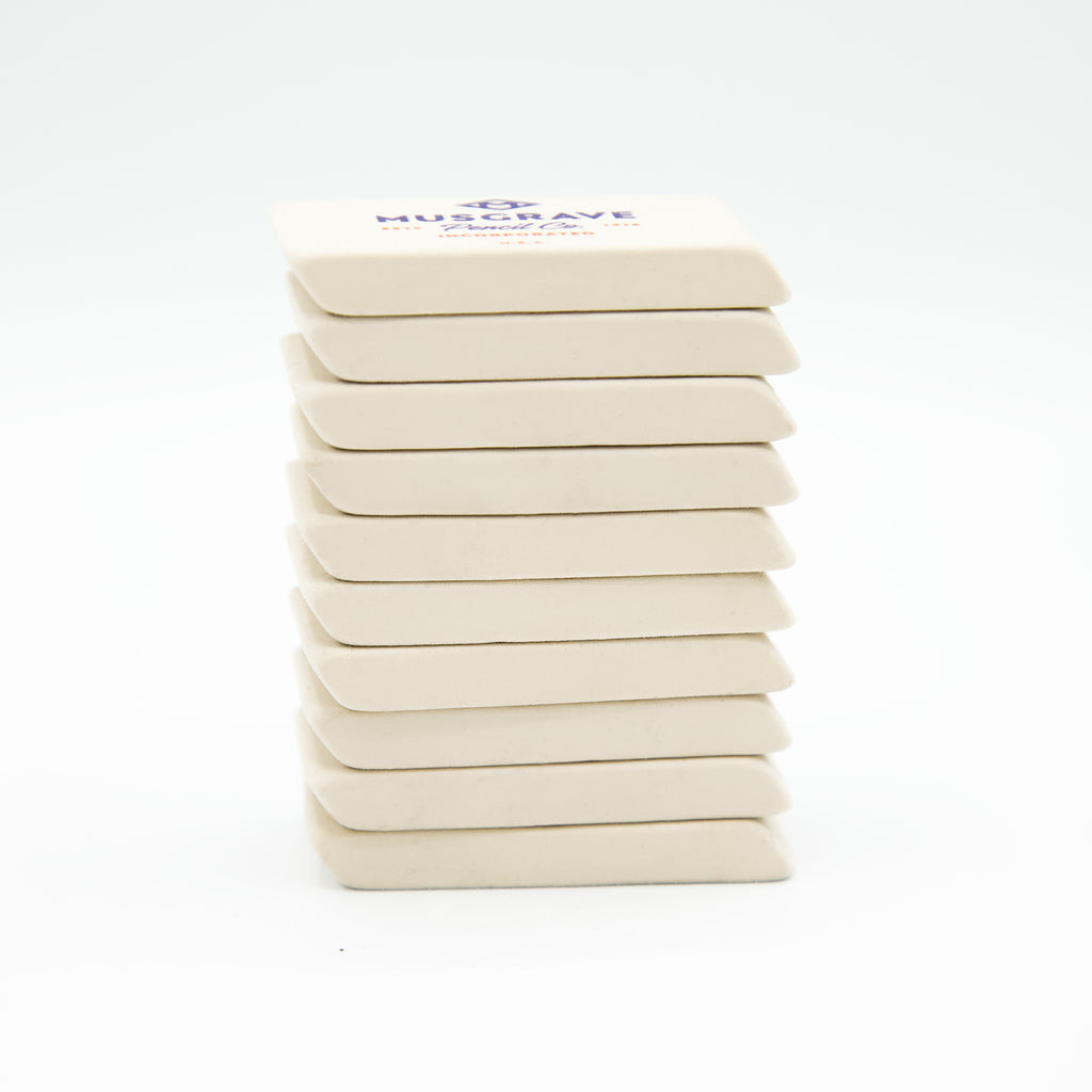 Musgrave-themed White Erasers - Eraser Pack of 10 – Musgrave Pencil Company