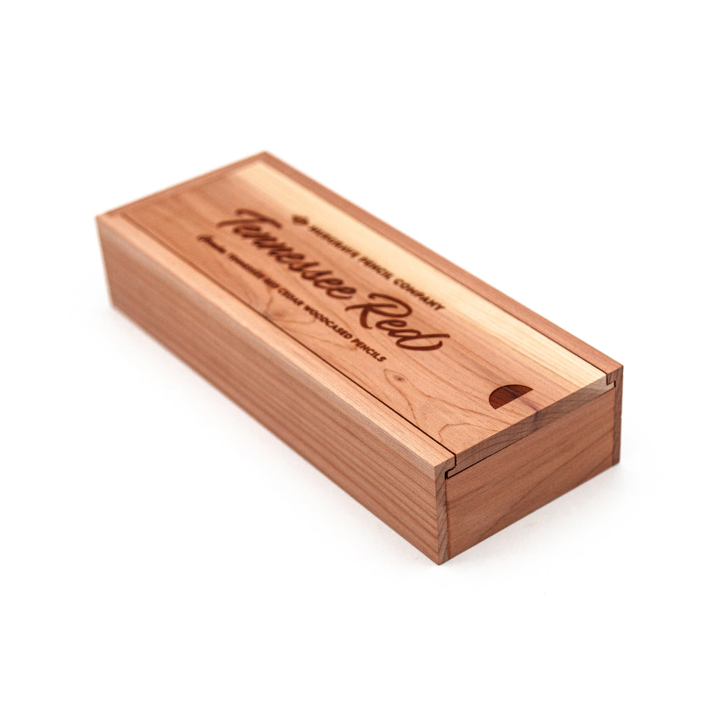 24-pack Tennessee Red™ Pencil — Cedar Box Set with Tennessee Red Logo ...