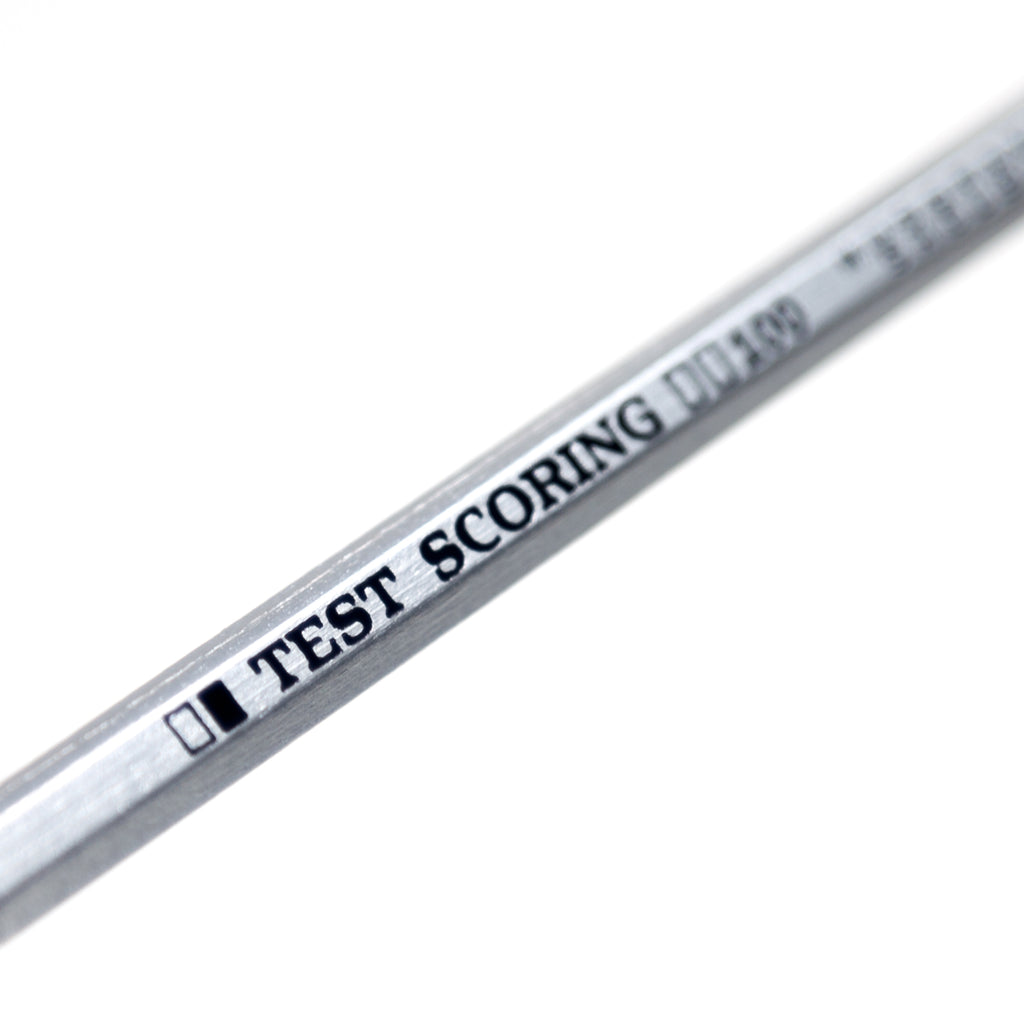 Test Scoring 100 Soft Core Silver Hex Pencil by Musgrave Pencil Company
